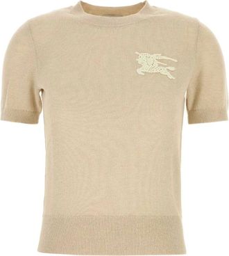 Burberry Femme, Pulls, Beige, Taille: 36 FR Anisa Maille Col Rond