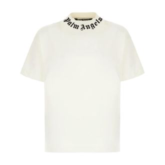 Palm Angels T-Shirt - - Tops - Herren - Beige - S