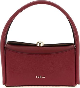 Furla Femme, Sacs, Brun, Taille: ONE Size Nicole Mini Boston Bag