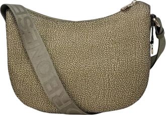 Borbonese Femme, Sacs, Beige, Taille: ONE Size Luna Bag Small