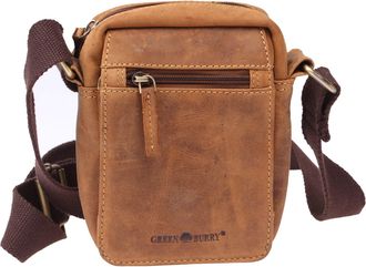 Greenburry Vintage Umhängetasche Braun 14x8x18cm
