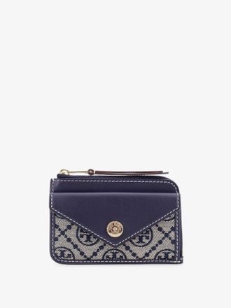 Tory Burch T Monogram Envelope Zip Card Case Wallet - TORY BURCH - gender_Woman