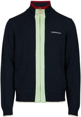 Casablanca Gilet zipp&eacute; &agrave; col montant en laine m&eacute;rinos
