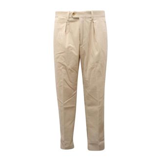 Etro Samt Hose - - Trousers - Herren - Wei&szlig; - L