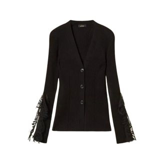Twinset Gilet Actitude - Femme - Pulls - Noir - Taille: 40 FR