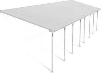 Palram Canopia by Palram Terrassen&uuml;berdachung Alu Feria 3X10.92 Polycarbonat Hohlkammerplatten Pergola 1092 x 300 cm Weiss zur &Uuml;berdachung ihrer Terrasse