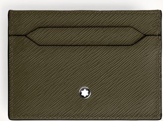 Montblanc Saffiano-Kartenetui Sartorial gruen