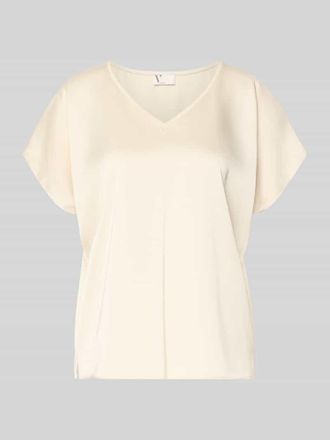 Vera Mont Blusenshirt aus Satin mit V-Ausschnitt