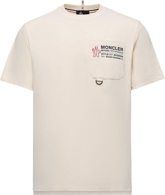 Moncler T-shirt en coton à logo embossé