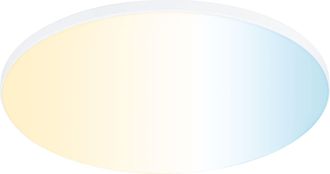 Paulmann 79957 LED Panel Einbaupanel Veluna VariFit Edge 200mm rund Tunable White Weißlichtsteuerung Weiß Kunststoff Deckenleuchte