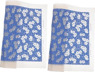 Angoily Hochtemperatur Beständiges Keramisches Transferpapier mit Blauen Floralen Unterglasur Motiven für Handgemachte Töpferkunst Vielseitig für Porzellan St