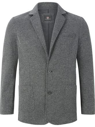 Jan Vanderstorm Herren Jersey-Sakko Albin | lockeres Material | Herren Blazer Gr. L-XL grau, 7XL (XXXXXXXL) - 80