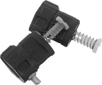 Hemobllo 2 St&uuml;ck Ersatz Teleskopgriff f&uuml;r Koffer aus Strapazierf&auml;higem PVC mit Verriegelungsclips Verstellbar und Sicher Ersatzgriff f&uuml;r Reisegep&auml;ck