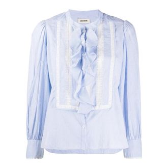 Zadig&Voltaire Temple Gestreiftes Hemd - - Blouses & Shirts - Damen - Mehrfarbig - S
