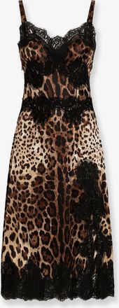 Dolce & Gabbana Satin midi lingerie midi dress - DOLCE & GABBANA - gender_Woman