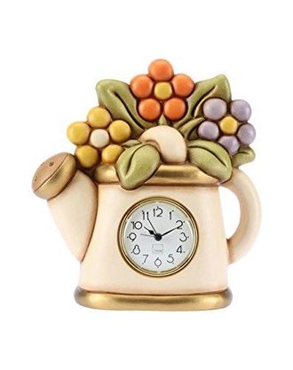 Thun Gießkanne mit Uhr und Blumen
