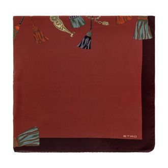 Etro Seidentuch - - Accessories - Damen - Rot - ONE SIZE