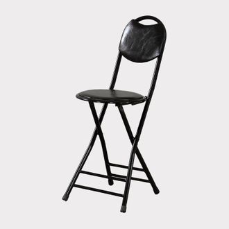 Generic Stapelbare Metallst&uuml;hle - Klappbare Barhocker f&uuml;r Erwachsene, Esszimmerst&uuml;hle mit hoher R&uuml;ckenlehne und Lochdesign, perfekt f&uuml;r gewerbliche Veranstalt