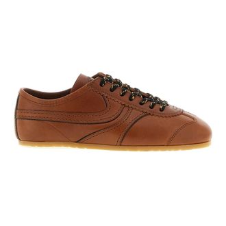 Dries Van Noten Leather Sneakers - - Shoes - Damen - Braun - 36 EU