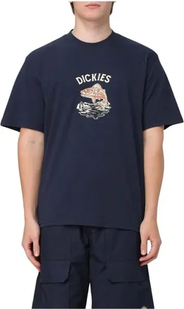 Dickies Homme, Tops, Bleu, Taille: S Fishing Graphic Tee
