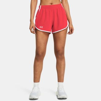 Under Armour Fly By Shorts (7,5 cm) für Damen Fuchsia Dusk / Fuchsia Dusk / Reflektierend XL