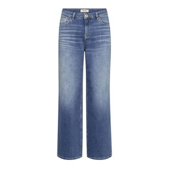 Mos Mosh Wide Jeans - - Jeans - Damen - Blau - W32