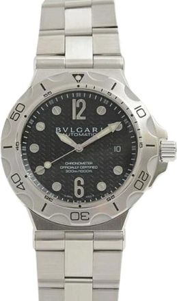 Bulgari Pre-owned Acier inoxydable montres - Homme - Pre-owned - Gris - Taille: ONE Size