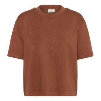Kaffe KAannie T-Shirt - - Tops - Damen - Braun - L