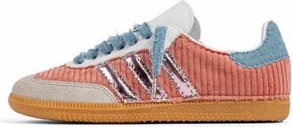 adidas Low-Top Sneaker - Samba Custom Sneakers With Unique Corduroy Texture - Gr. 36 (EU) - in Beige - f&uuml;r Damen