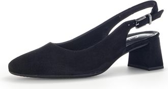 Gabor Damen Slingpumps, Frauen Absatzschuhe,Slingback,kn&ouml;chelriemchen,high Heels,Heels,hochhackige Schuhe,stoeckelschuhe,schwarz,39 EU / 6 UK
