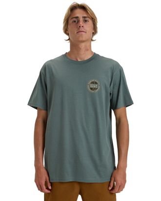 Billabong Billabong Herren Rotor Fill SS T-Shirt, Dark Slate, XXL