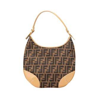 Fendi Sac bandouli&egrave;re classique Pre-owned &agrave; motif signature - Femme - Pre-owned - Brun - Taille: ONE Size