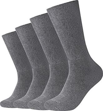 Camano CREW SOCKS, Chaussettes diabétiques unisexes en ligne 4p Mixte, anthracite