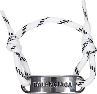 Balenciaga Hommes Bracelet Tissu Blanc