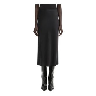 Anine Bing Bar Seidenrock - - Skirts - Damen - Schwarzk - M