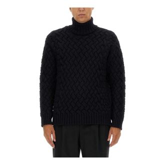 Dries Van Noten Herren, Strickwaren, Blau, MGr&ouml;&szlig;e