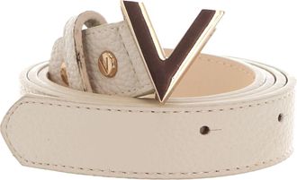 Valentino G&uuml;rtel Forever Belt W130 Ecru/Oro creme k&uuml;rzbar