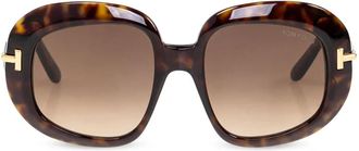 Tom Ford Eyewear Runde Icon Sonnenbrille - Braun