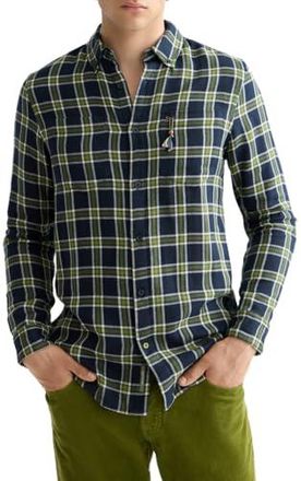 Scotch & Soda Regular-Fit Shirt Chemise, Sky Captain Check 401, L Homme
