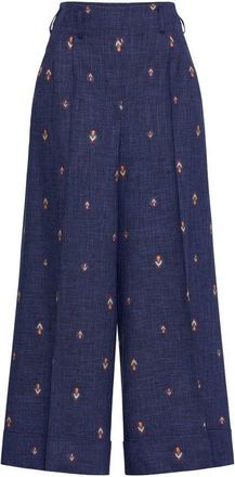 Maison Common Damen Marlenehose mit Wolle