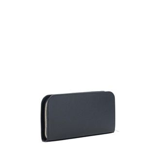 Saint Laurent Mens Black Calf Leather Bos Taurus Wallet