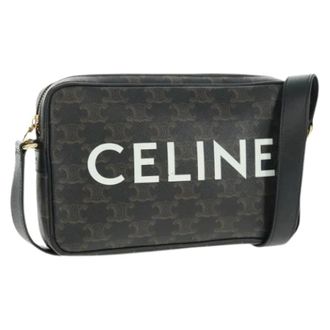 Celine Sac bandouli&egrave;re vintage en plastique Pre-owned - Femme - Pre-owned - Noir - Taille: ONE Size