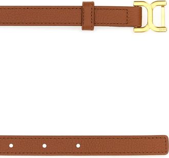Chlo&eacute; Logo Buckle Belt - Brown