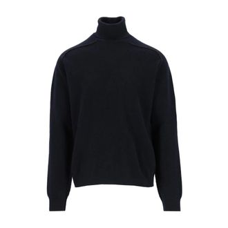 Maison Margiela Pullover mit hohem Kragen - - Knitwear - Herren - Blau - S