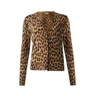 Zadig&Voltaire Femme, Pulls, Multicolore, Taille: 38 FR Manala Leo Print Cardigan