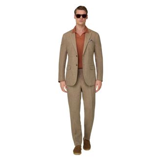 Boggi Milano Homme, Costumes, Beige, Taille: 4XL Costume en pur lin