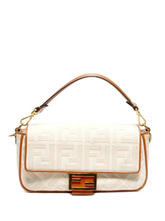 Fendi sac port&eacute; &eacute;paule &agrave; anse dessus (2010-2020) - Tons neutres