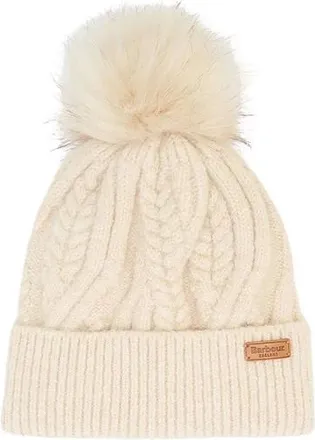 Barbour Elsdon Cable-Knit M&uuml;tze - - Accessories - Damen - Beige - ONE SIZE