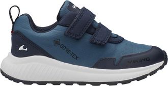 Viking Unisex Kinder Aery Track Low F GTX Sneaker, Denim Navy, 20 EU