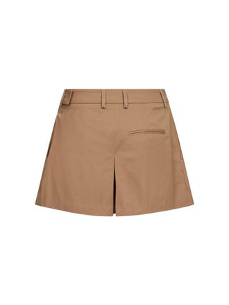 Blanca Vita Womens Shorts Seltz Beige Cotton